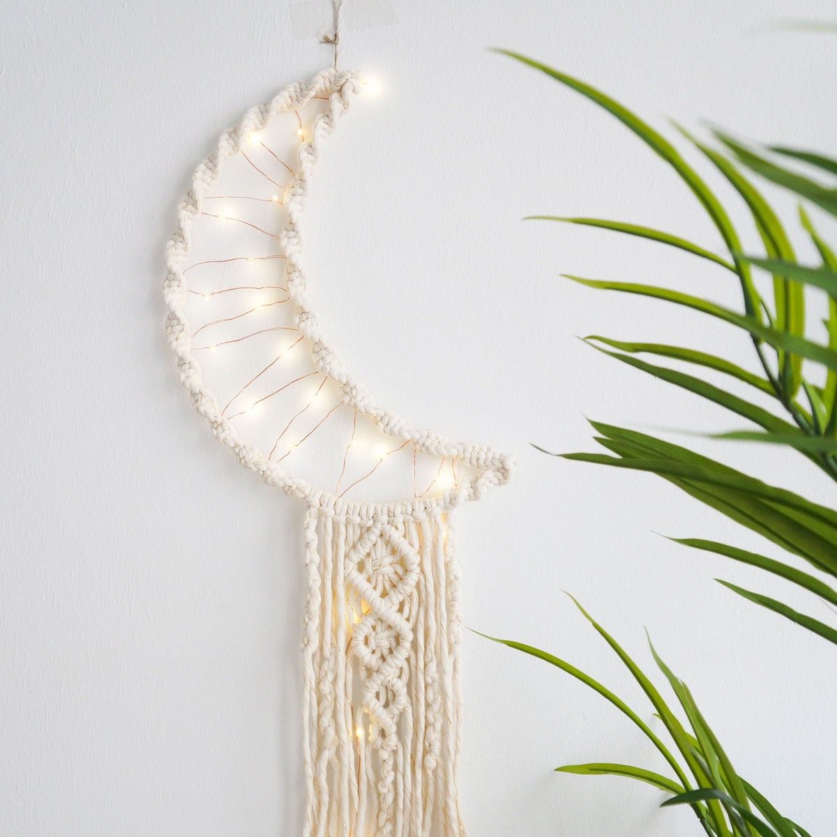 Wooden moon for macrame – Macranova